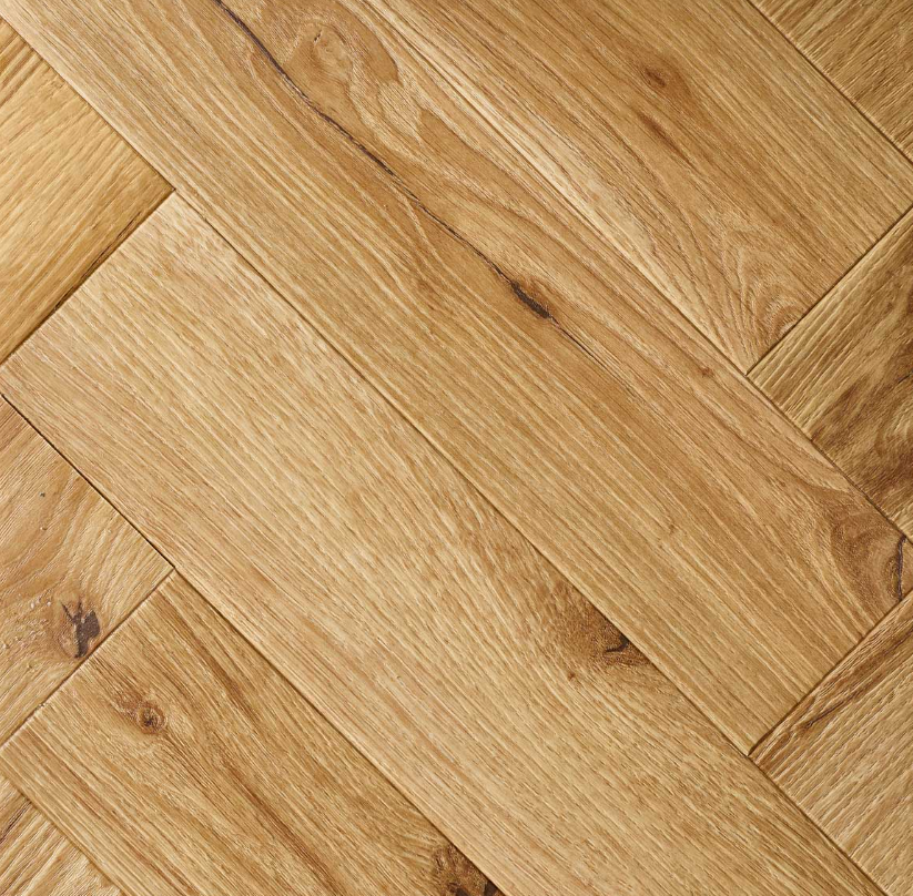 Textures - Old English Oak LVT Herringbone – Eagle Carpets - Coventry